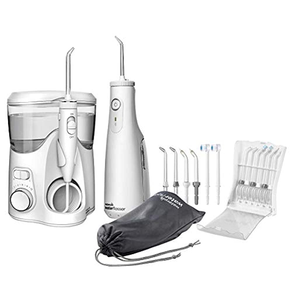 Waterpik Ultra Plus & Cordless Select Water Flosser, Advanced Oral ...