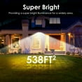 Waterproof 100 LED Solar Powered Light Outdoor PIR Motion Sensor Garden ...