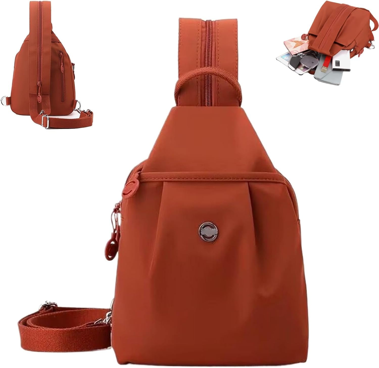 Waterproof 2-Way Commuter Bag, Anti-Theft, Large Capacity Oxford ...