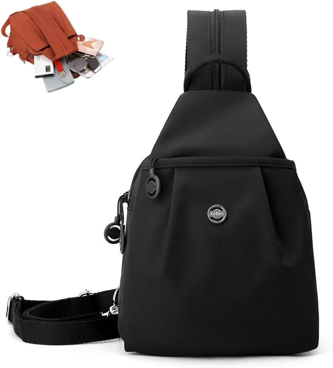 Waterproof 2-Way Commuter Bag for Women, Convertible Tote Backpack with ...