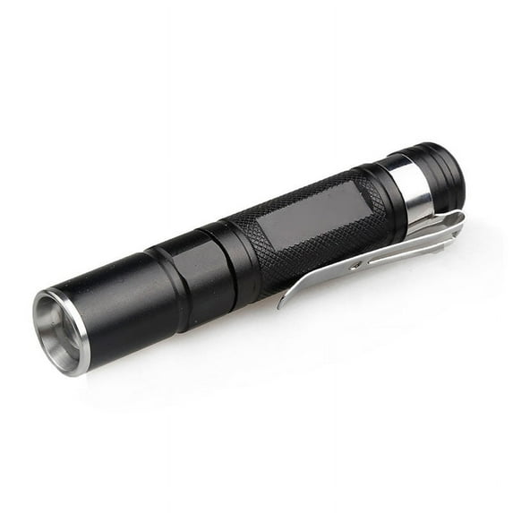 Waterproof 2000LM Pocket LED Flashlight 1 Mode Zoomable LED Torch Mini ...