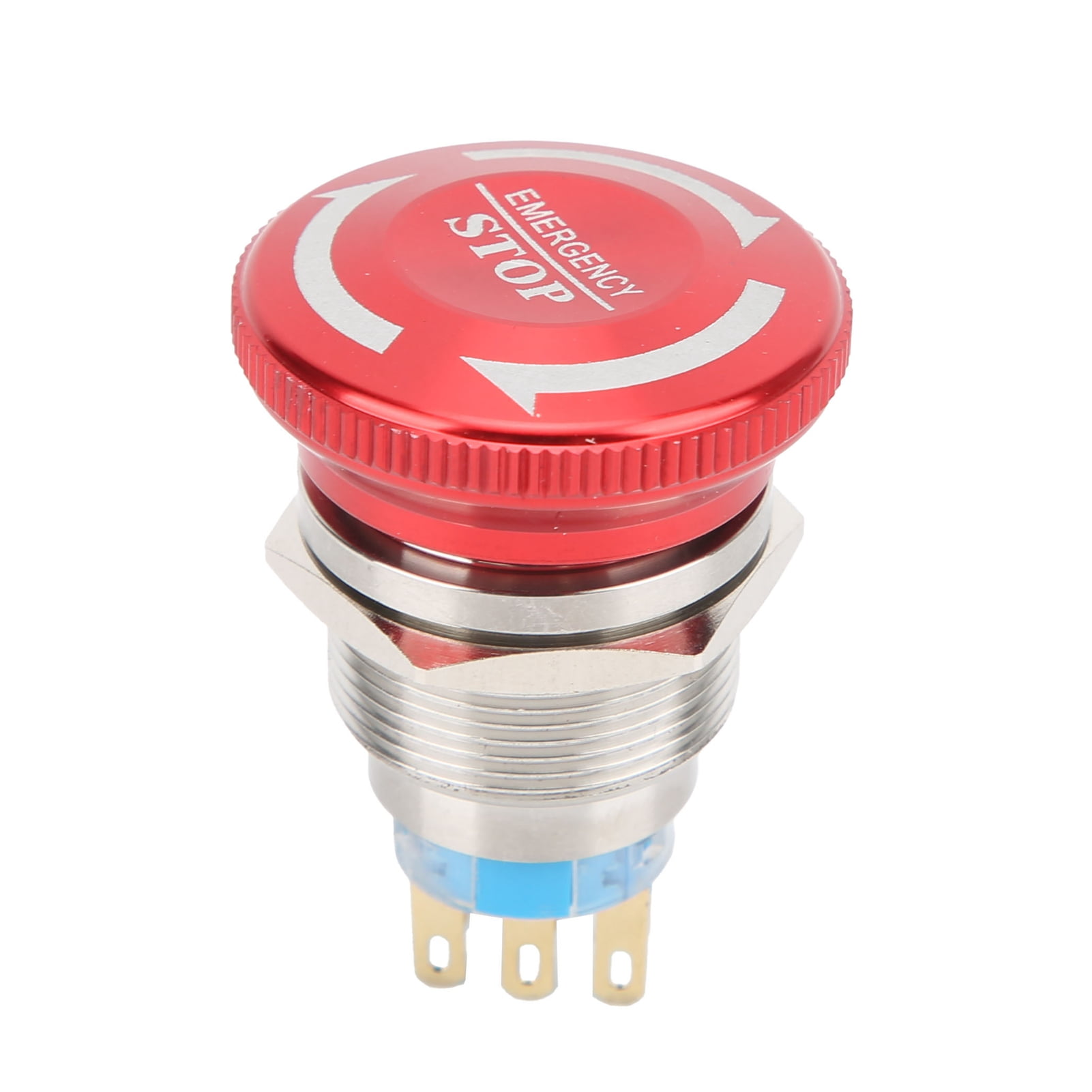 Waterproof 22mm Emergency Stop Push Button Switch, Self-Lock Mushroom ...