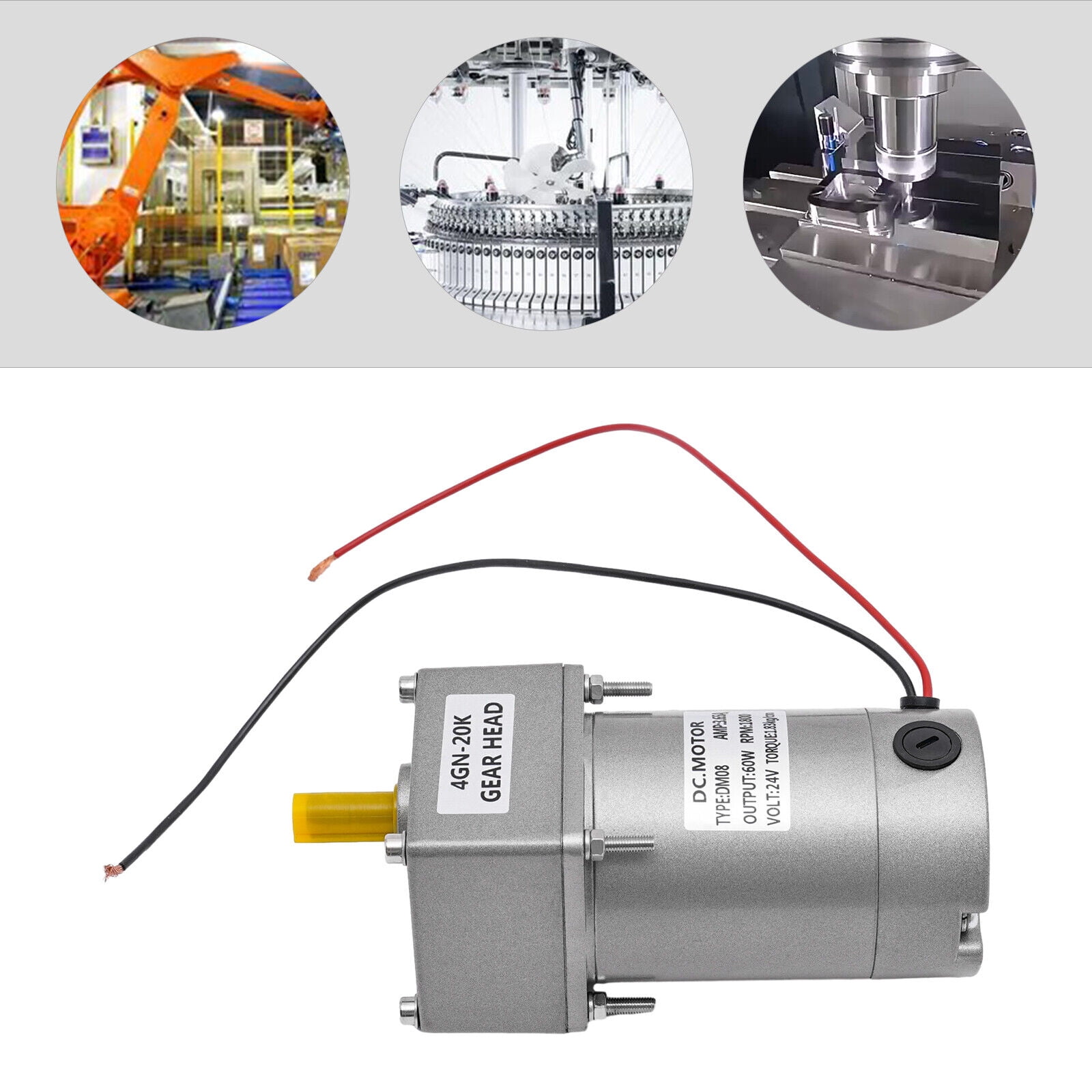 Waterproof 30MM DC 24V 1800Rpm Speed Large Torque Micro Full Metal Gear ...