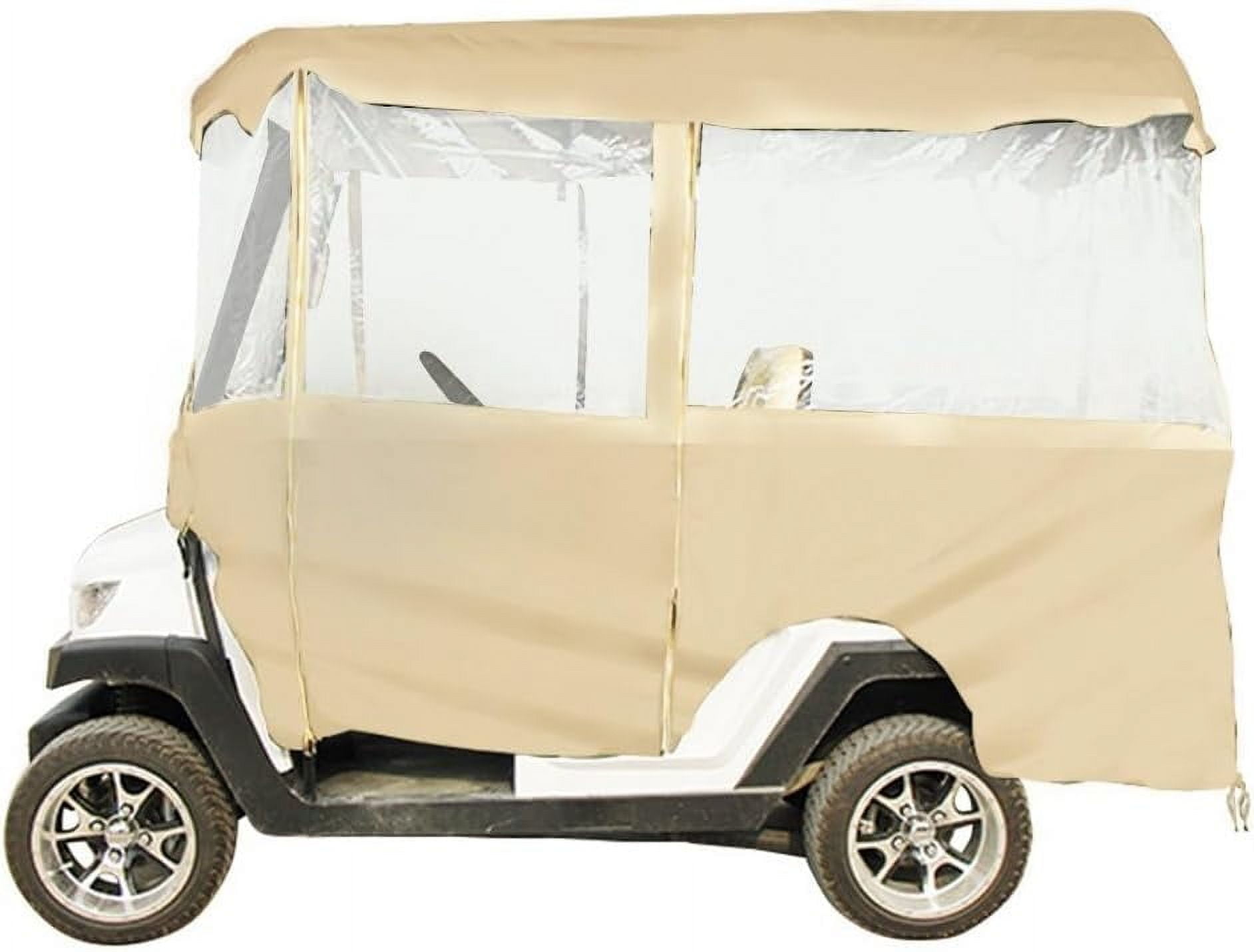 Waterproof 4-Person Golf Cart Enclosure with Transparent Windows, Fits ...