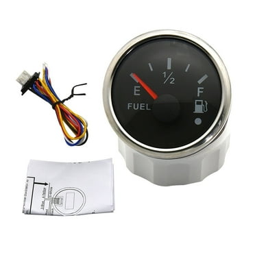 0-190 Ohm Level Sensor With Gauge 52mm Marine Boat Car Gauge Sender ...