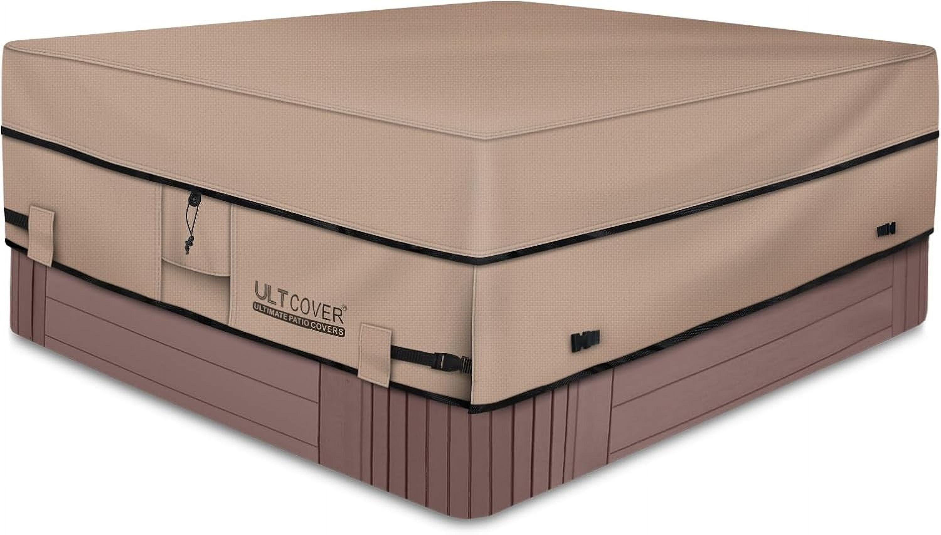 Waterproof 600D Polyester Square Hot Tub Cover Outdoor SPA Covers ...