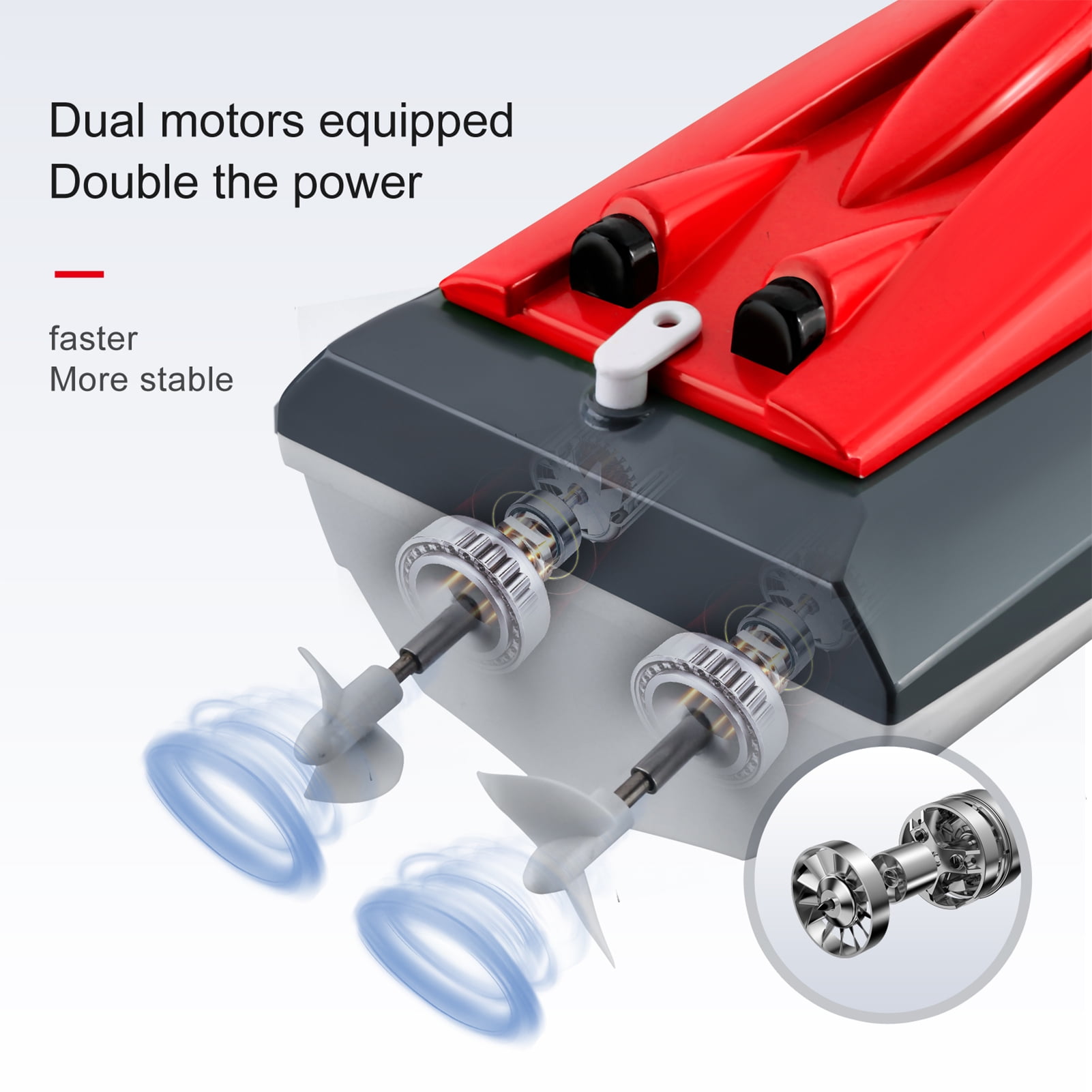 Waterproof 806 2.4G RC Boat Remote Control Boat 20KM/h Waterproof Toy ...