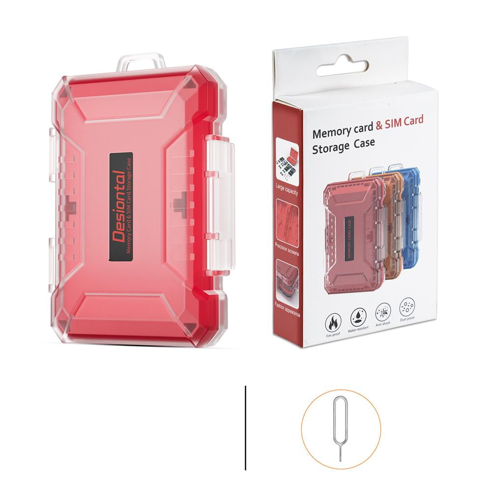 Waterproof ABS Memory Card Case Static Storage Box SD & MicroSD TF For ...