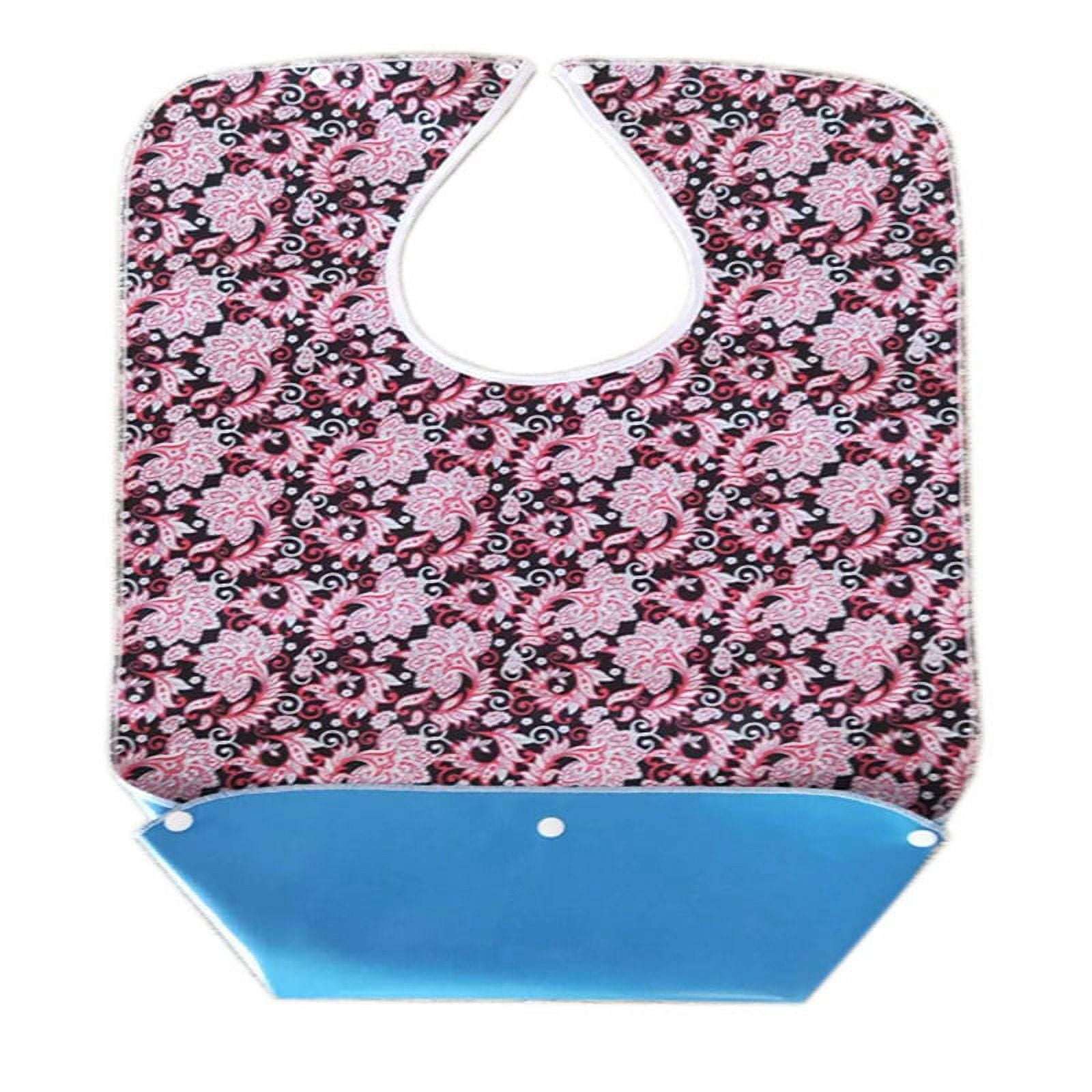Waterproof Adult Bib for Patient Elderly Eating Bib Burping Cloth ...