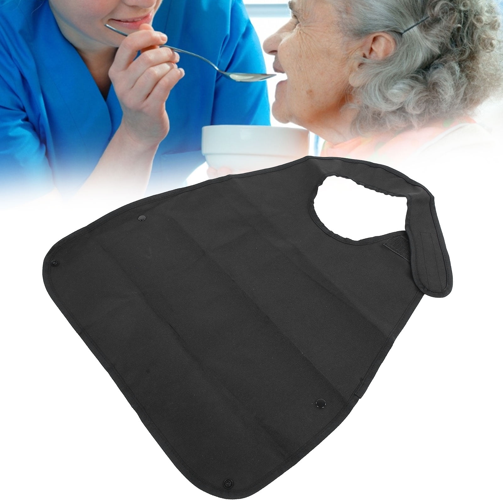 Waterproof Adult Bibs Reusable Apron, For Patient Spill Protector ...