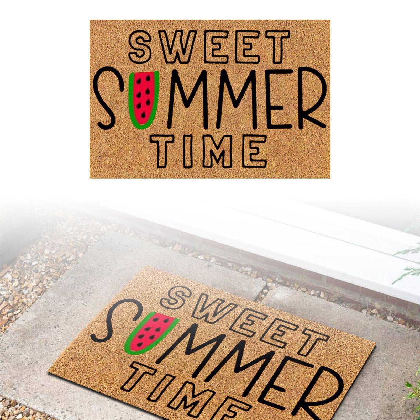 Waterproof All-Season Doormat Festival Decoration Floor Mat Party ...