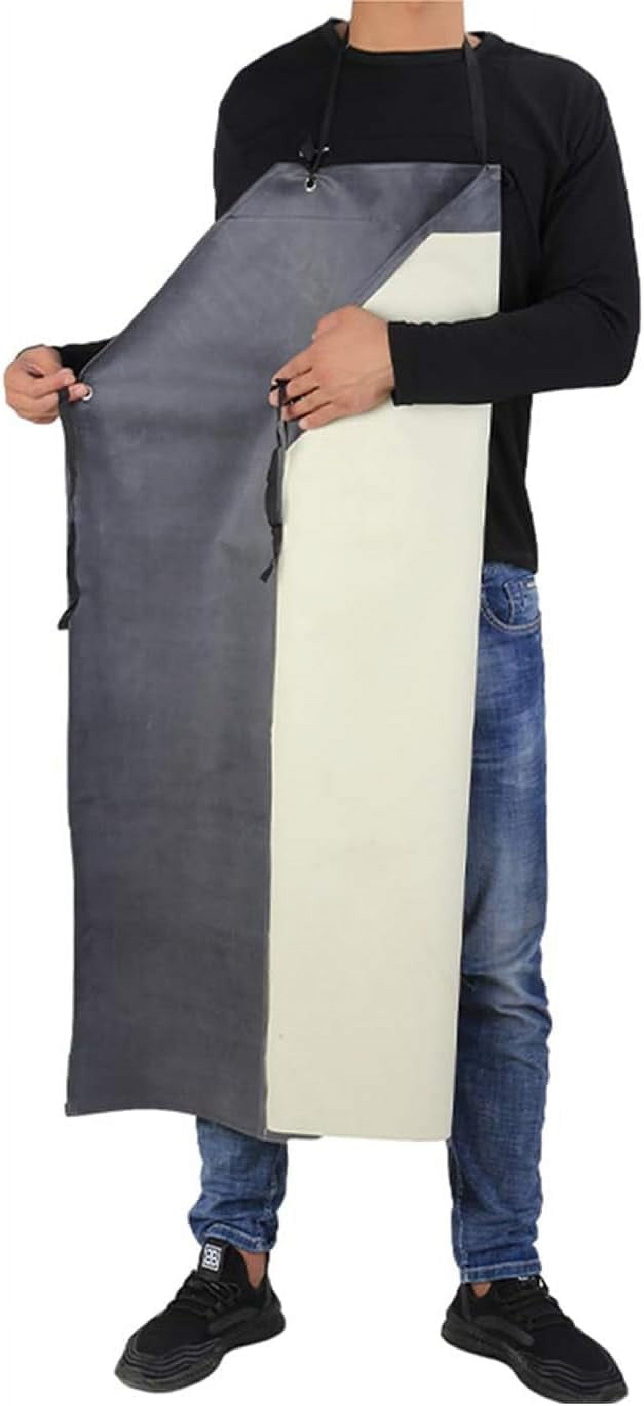 Waterproof Apron,Durable Extra Long Rubber Apron,Butcher & Cobbler ...