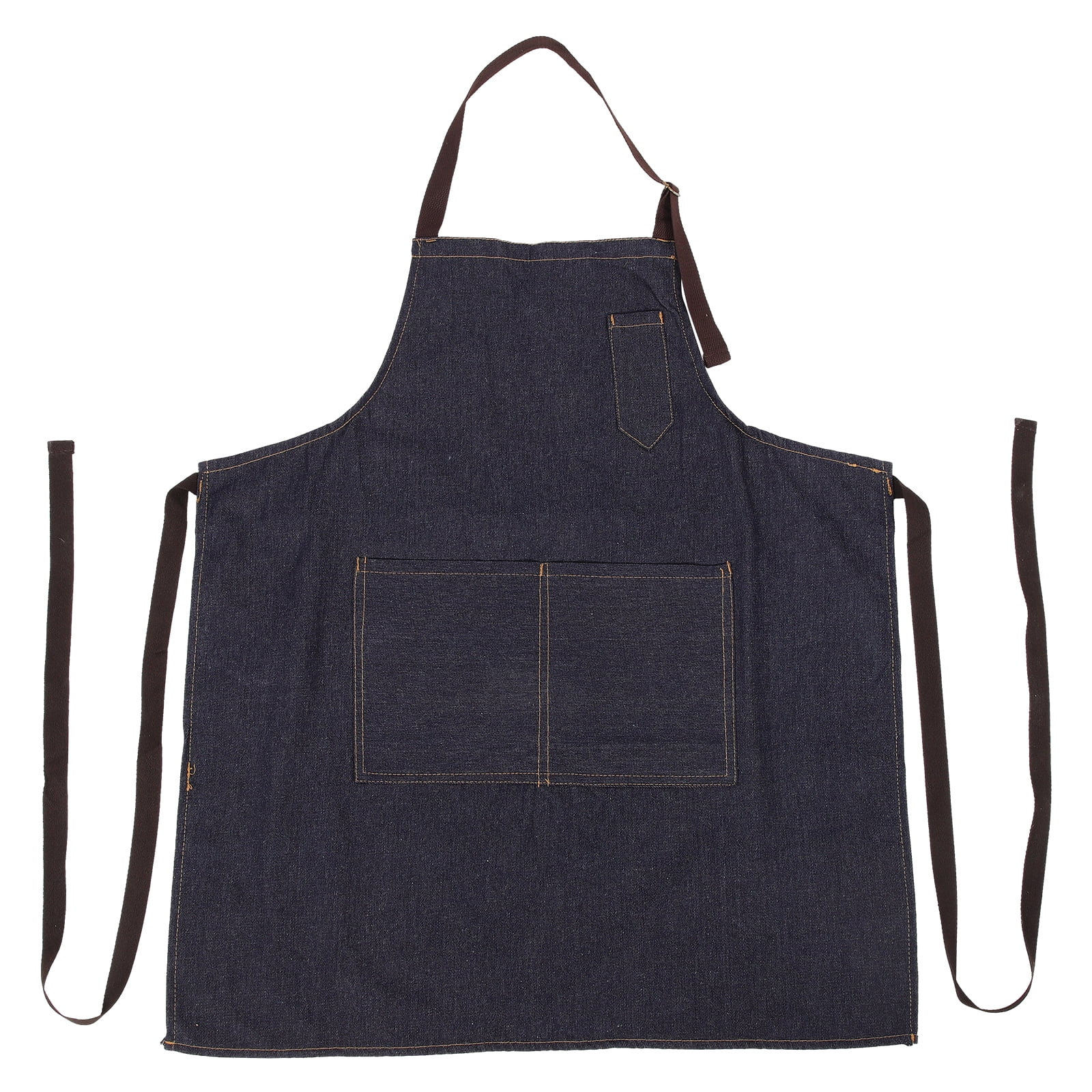 MEIBUTYUP 1Pc Waterproof Halter Neck Kitchen Apron Heavy Duty Blue Acid ...