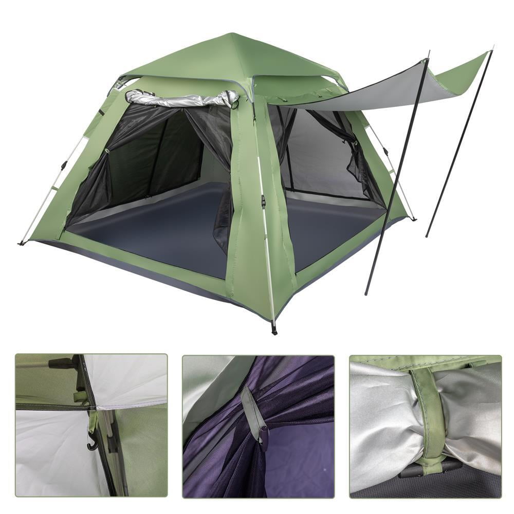 Waterproof Automatic Pop Up Family Camping Tent for 4-5 People Outdoors - Walmart.com