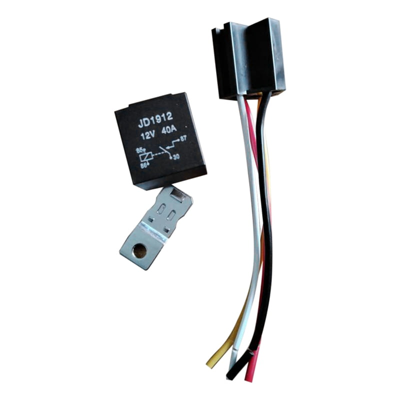 Waterproof Automotive Relay 12V 40A, 4Pin, Car Relay with Harness ...