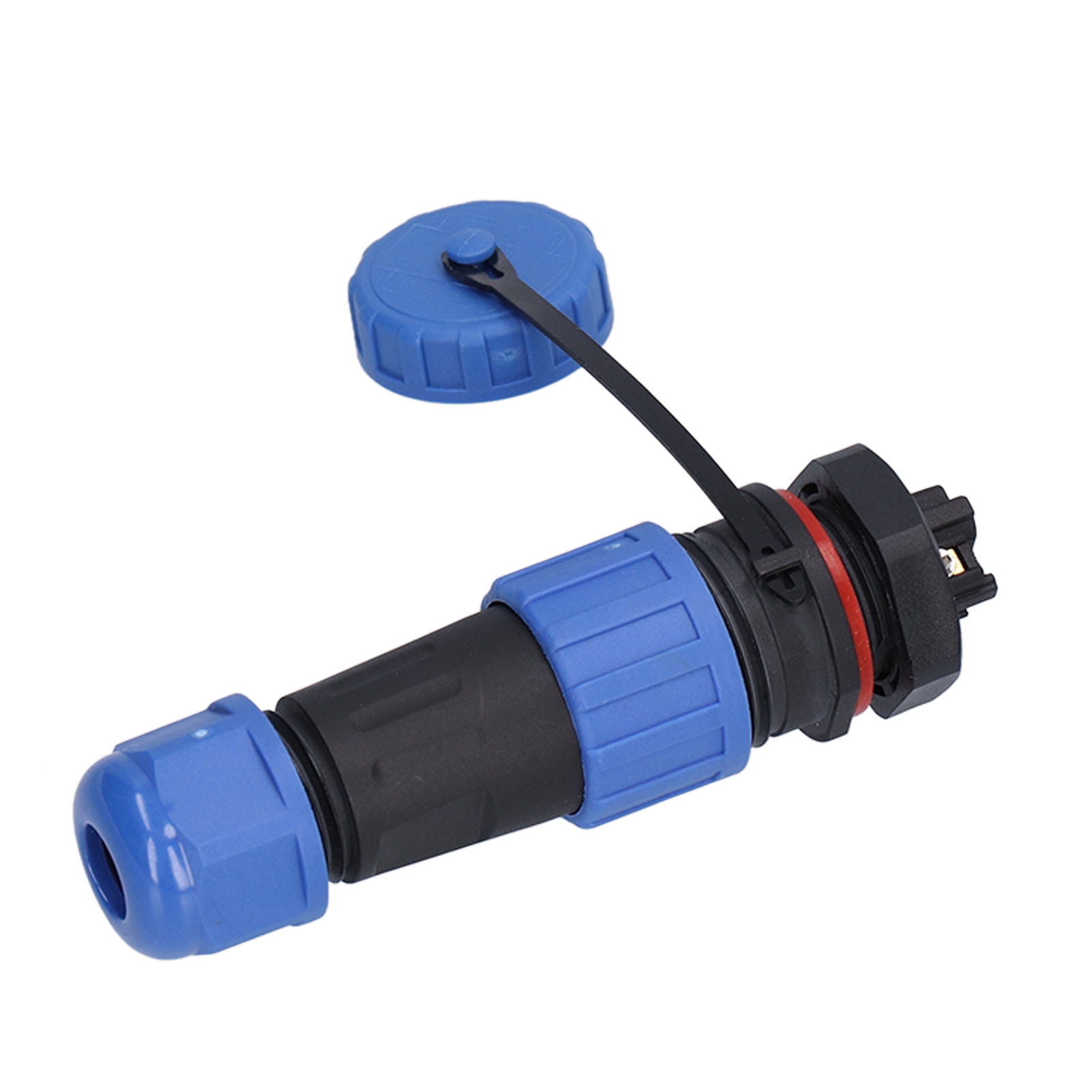 Waterproof Aviation Cable Connector Socket, 4 Pin Male & Female Plugs ...