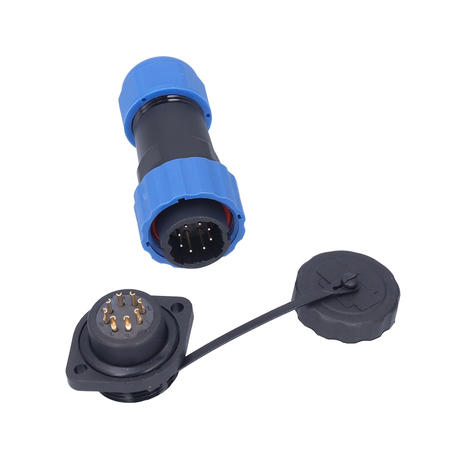 Waterproof Aviation Plug Socket, IP68 Rated, 250V 5A Male Female Butt ...