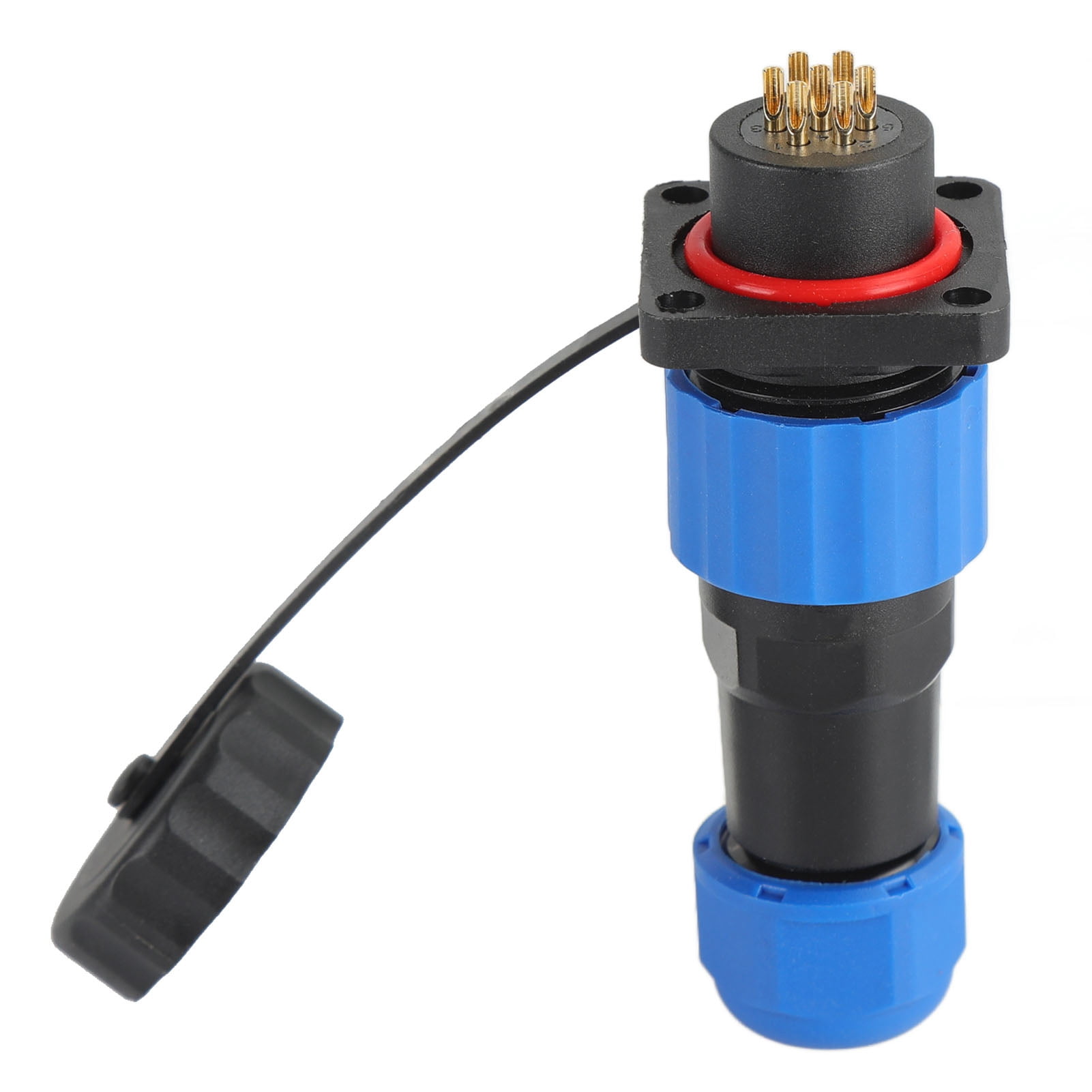 Waterproof Aviation Plug Socket SP167 Square, 250V 5A Industrial Power ...