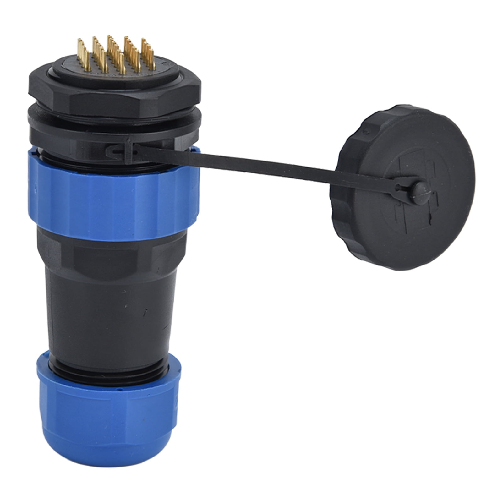 Waterproof Aviation Power Socket, IP68 Rated 5A Connector Back Nut for ...