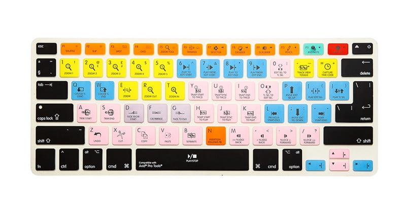 Waterproof Avid Pro Tools Shortcut Hotkey Silicone Keyboard Skin Cover ...