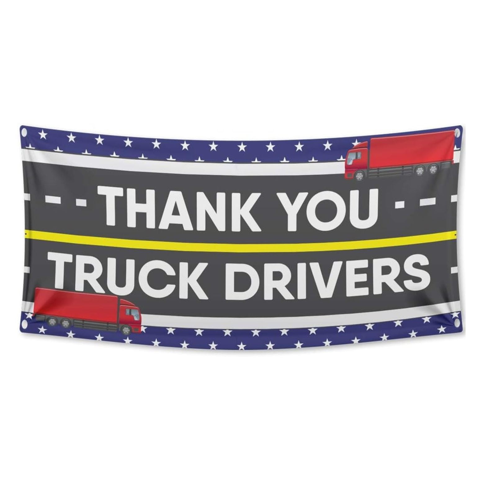 Waterproof Banner - Truck Driver Appreciation Banner - Thank You Truck ...