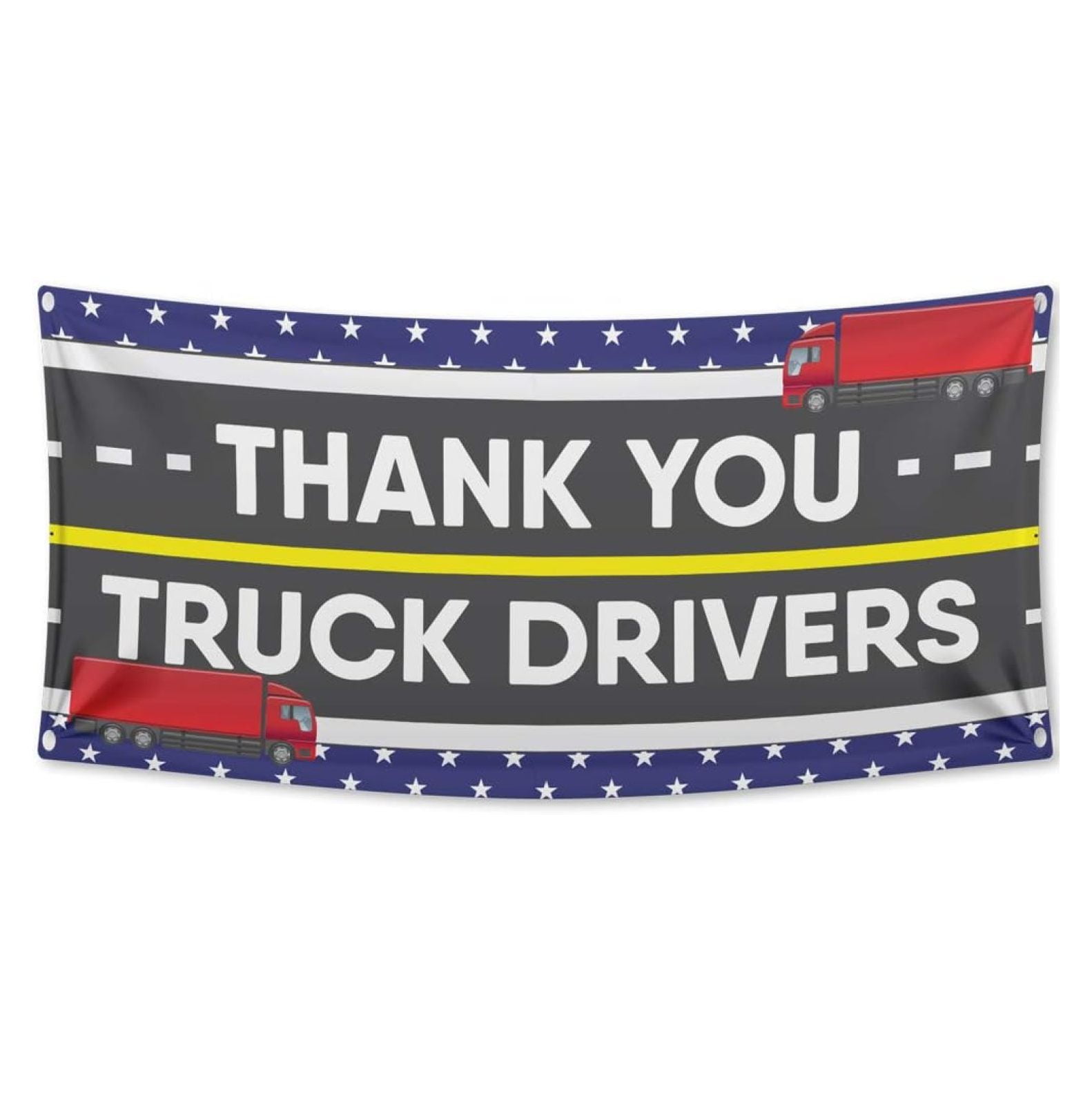 Waterproof Banner - Truck Driver Appreciation Banner - Thank You Truck ...