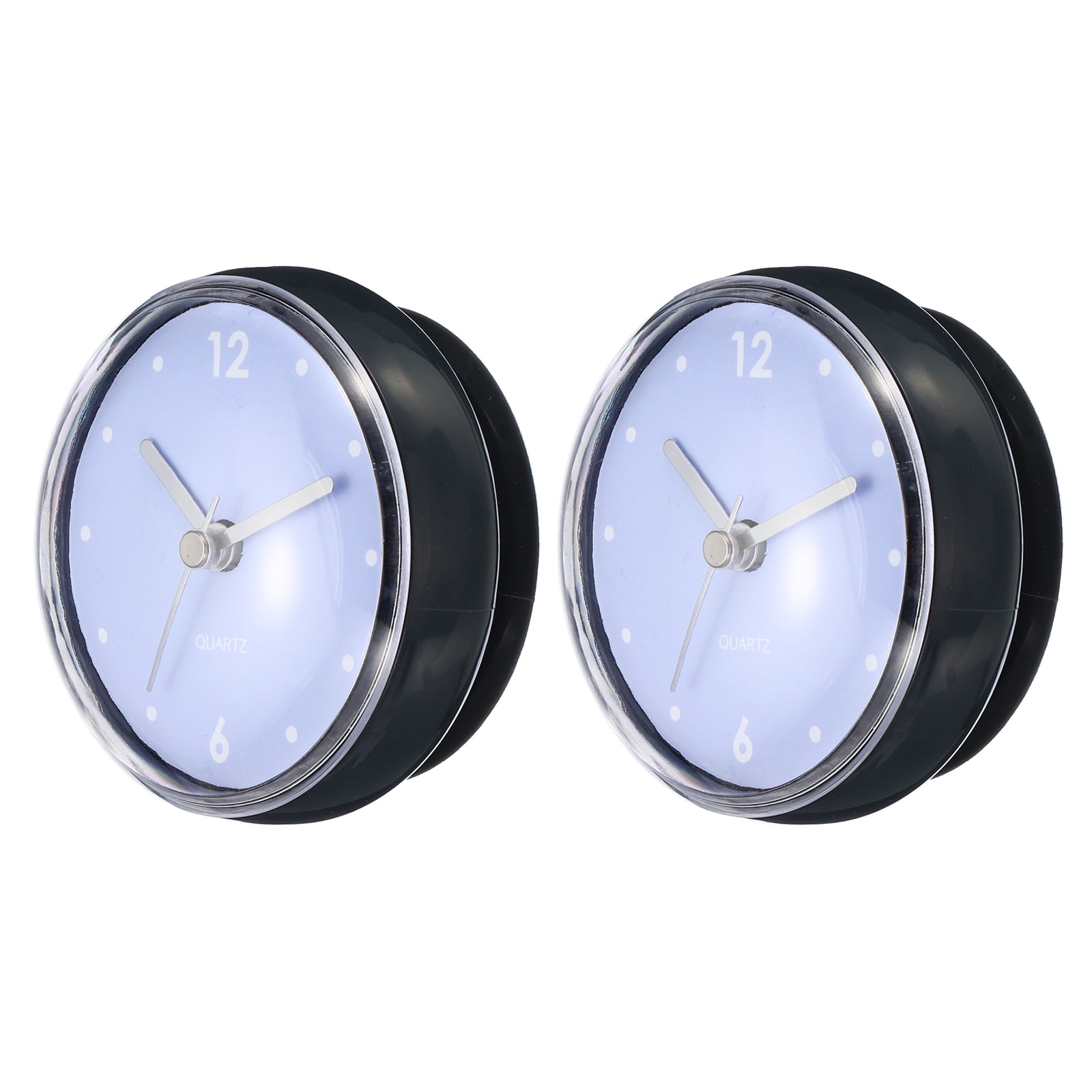 Waterproof Bathroom Clock Battery Operated Wall Clock with Black ...