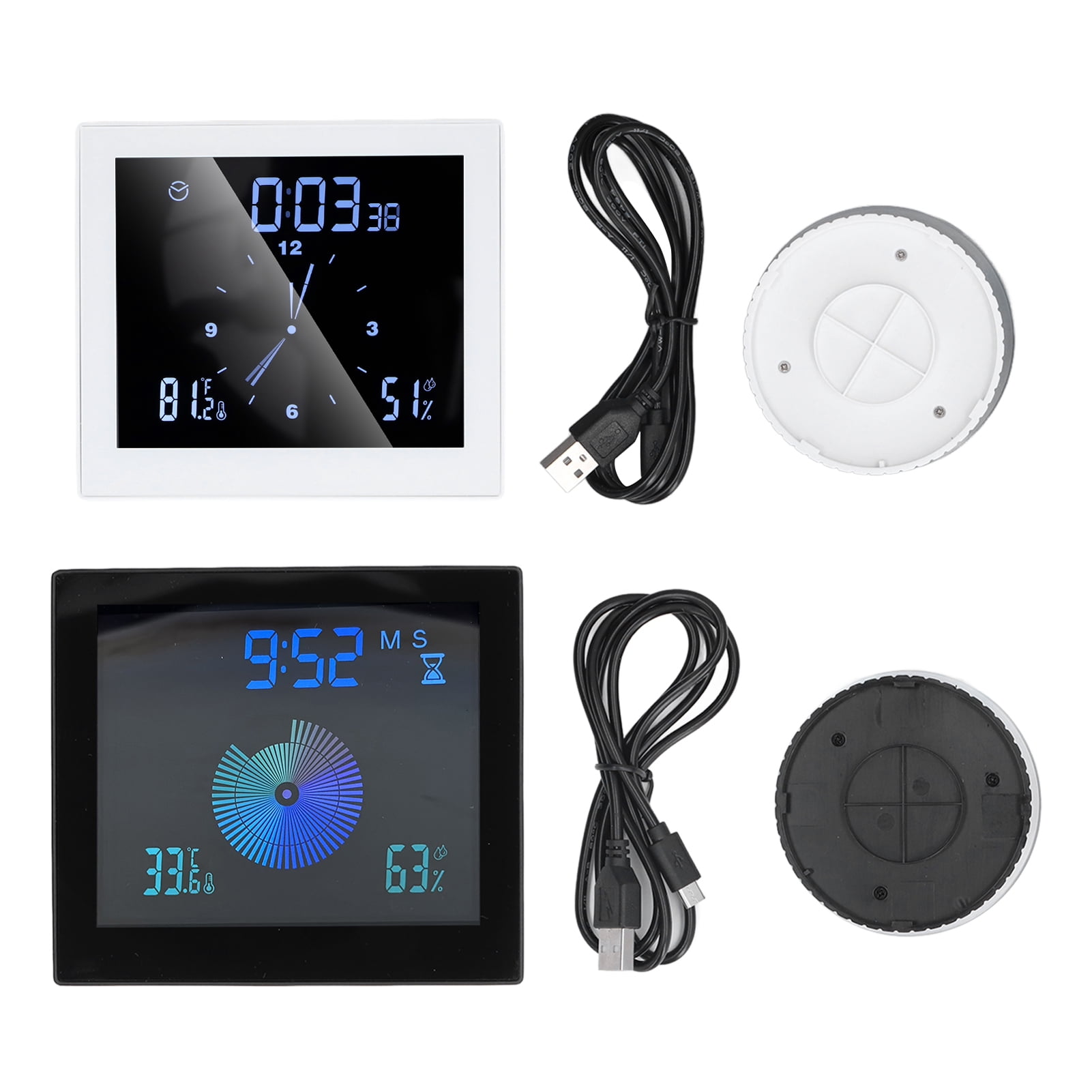 Waterproof Bathroom Clock and Timer for Shower,5in Wall Shower Clock ...