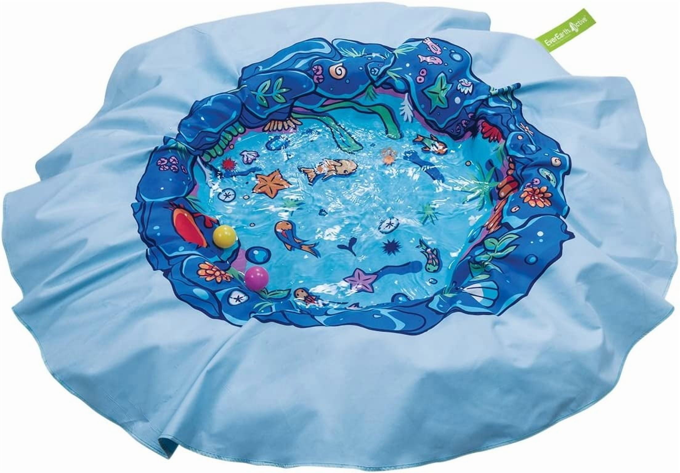 Waterproof Beach Blanket & Kiddie Pool, Blue - Walmart.com