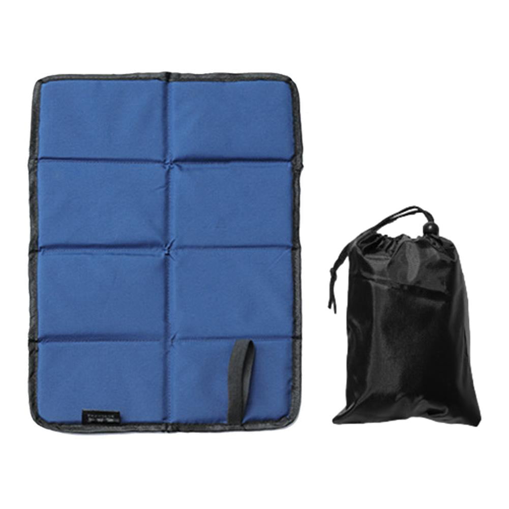 Waterproof Beach Camping Seat Mats Foldable Outdoor Sitting Pad (Blue ...