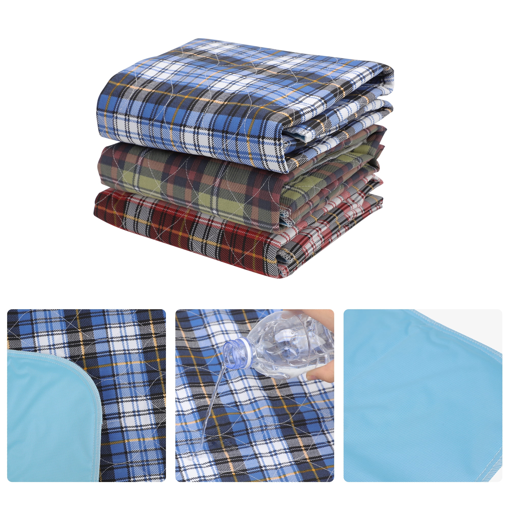 Waterproof Bed Pads Washable, Absorbent Chuck Pads Non Slip for ...