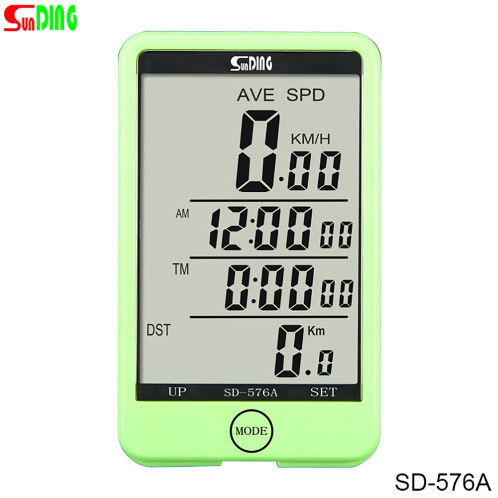 Waterproof Bicycle Computer Large Screen Wired Speedometer Road Bike ...