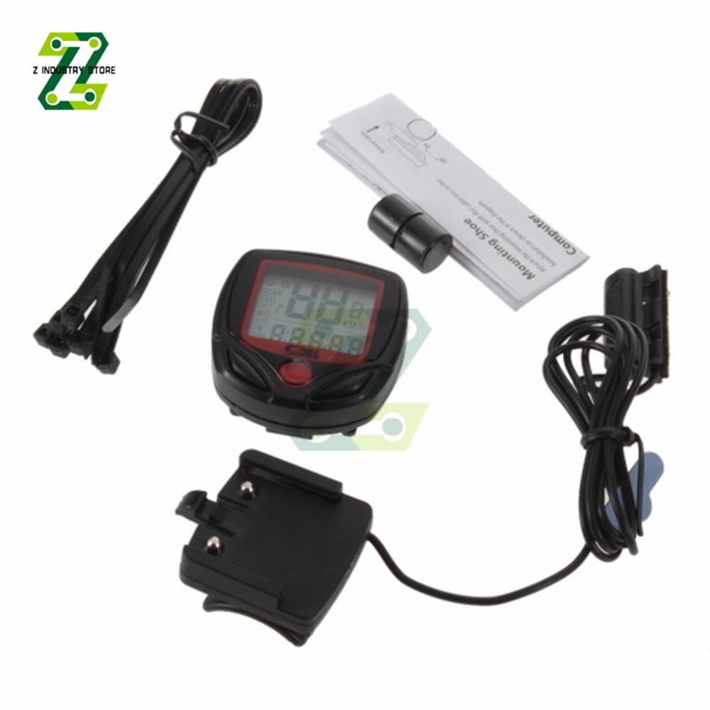 Waterproof Bicycle Mileage Code Meter Wired MTB Bike Cycling Odometer ...