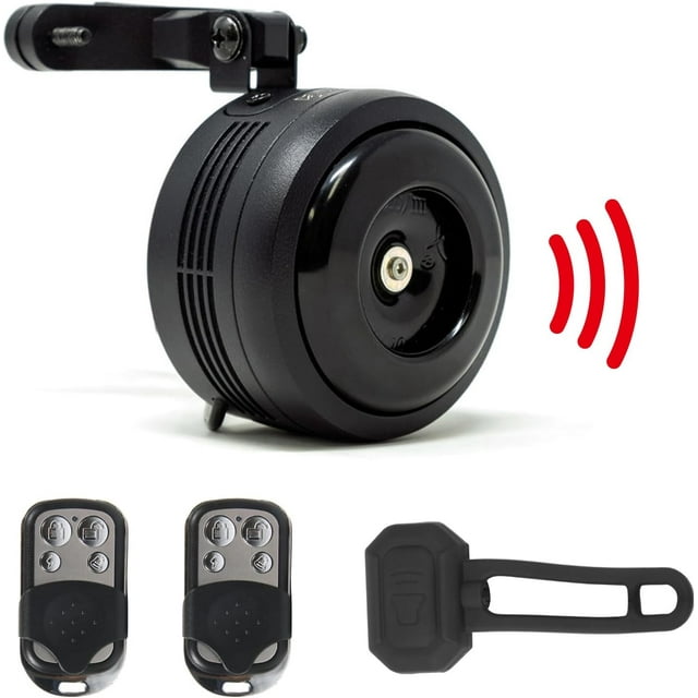 Waterproof Bike Alarm Horn w/Remote Controller - Eco-Friendly, USB Rechargeable, Anti-Theft ...