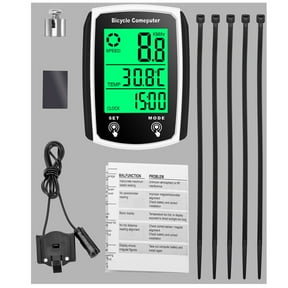 axGear Bike Speedometer Bicycle Speed Meter Digital Odometer Waterproof ...