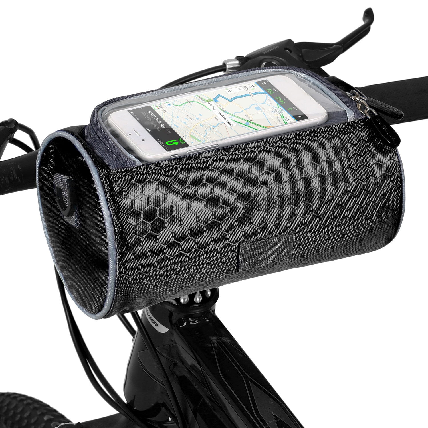 Waterproof Bike Handlebar Bag Bicycle Front Bag Touchscreen Phone ...
