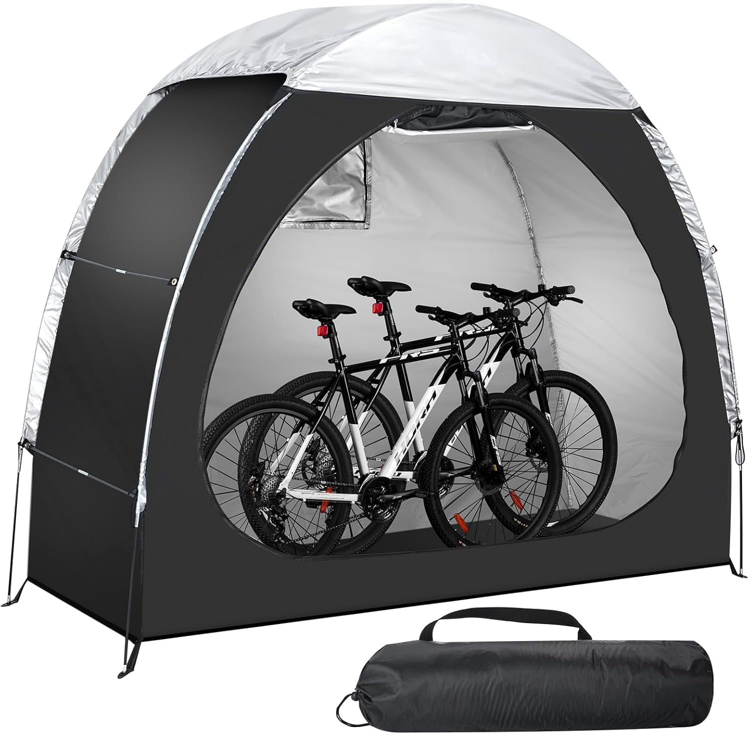 Waterproof Bike Storage Shed Tent, Portable 210D Oxford Fabric PU4000 ...