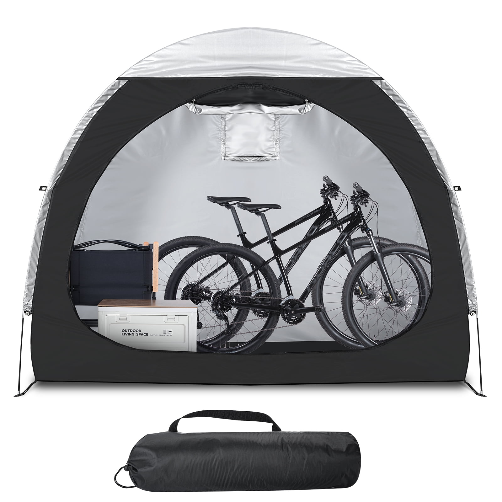 Waterproof Bike Storage Tent Outdoor Portable Shed Cover Garden ...