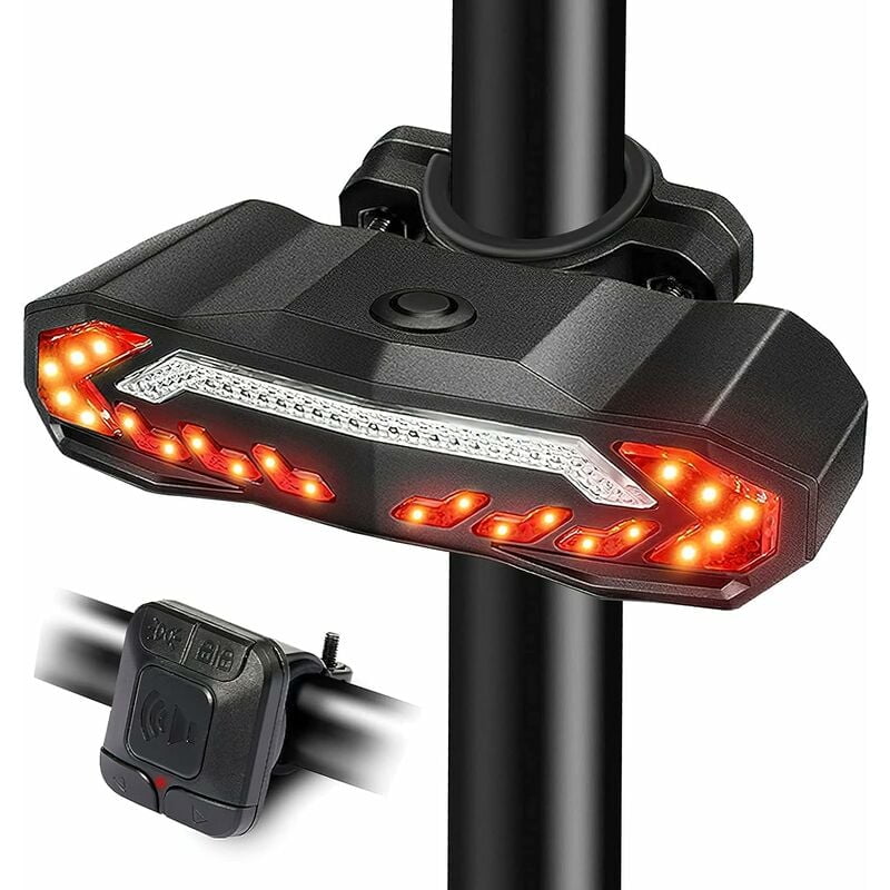 Waterproof Bike Tail Light With Remote Control, Ultra Bright Bike Tail ...