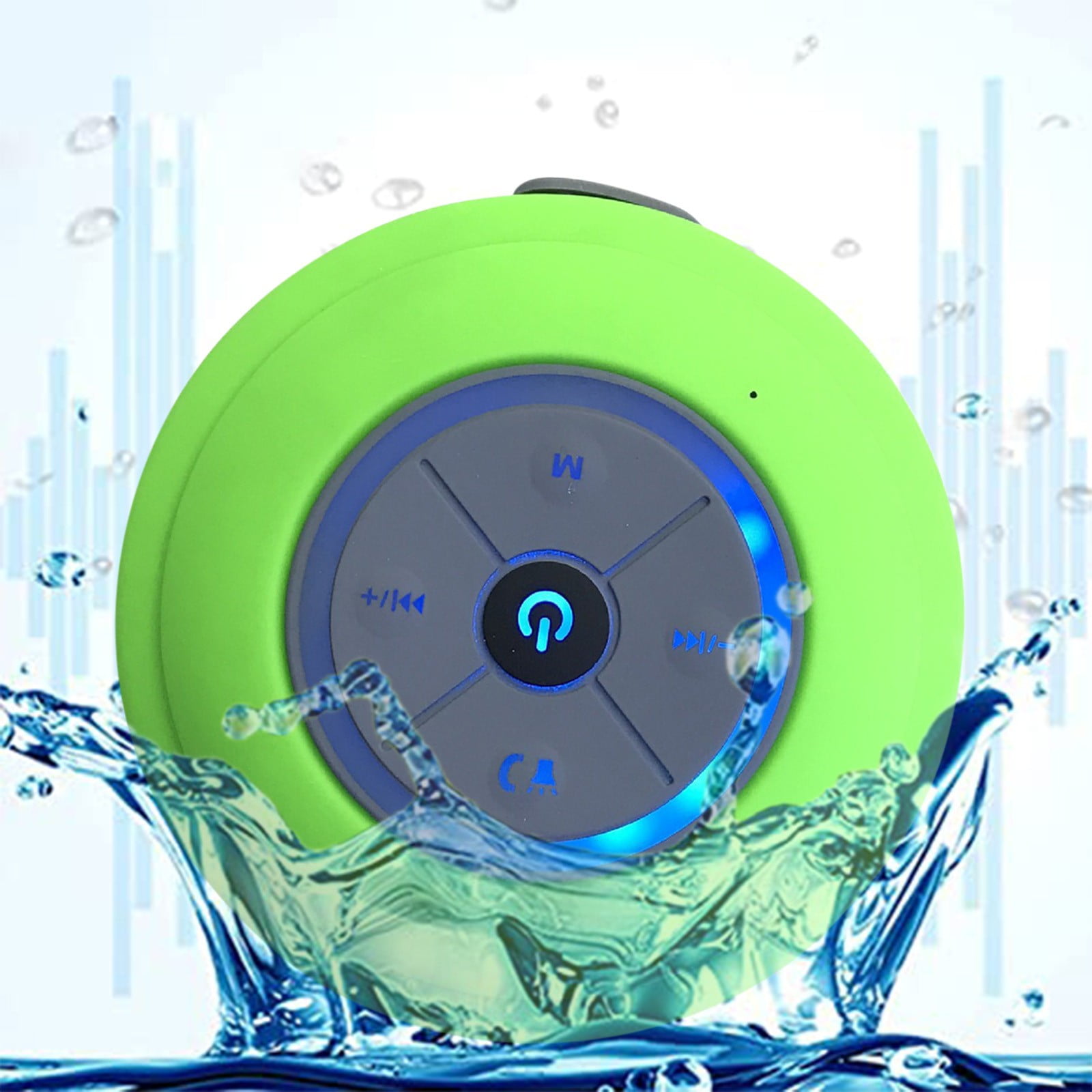 Waterproof Bluetooth Shower Speaker, Portable Waterproof Speaker, 10W ...