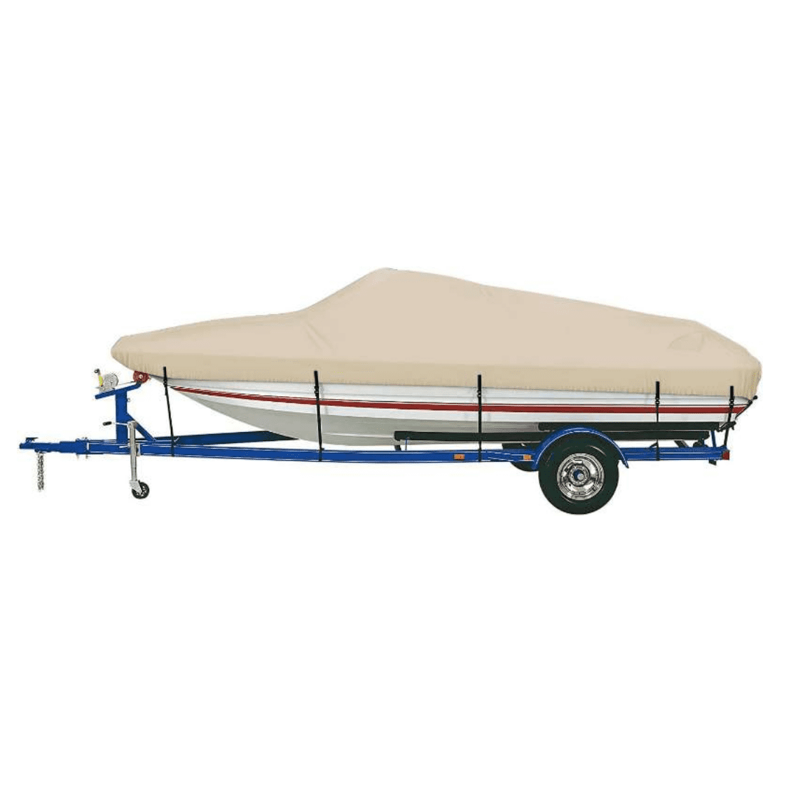 Waterproof Boat Cover, Fits V-Hull, Fish&Ski, Pro-Style, Fishing Boat ...