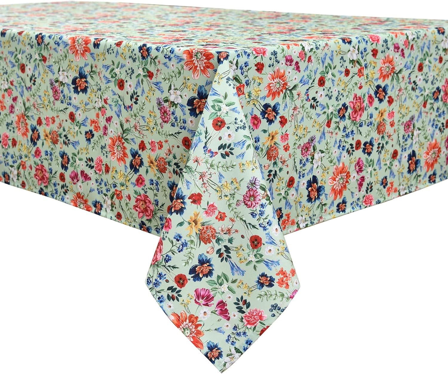 Waterproof Boho Farmhouse Table Cloth 60x102 inch for Oblong Tables ...