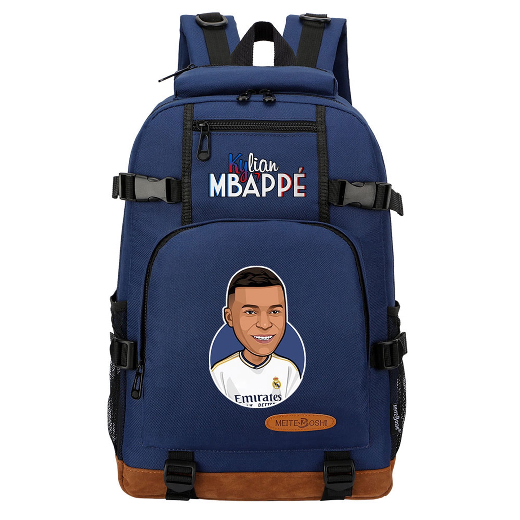 Waterproof Book Bag for Teens-Kylian Mbappe Classic Knapsack ...