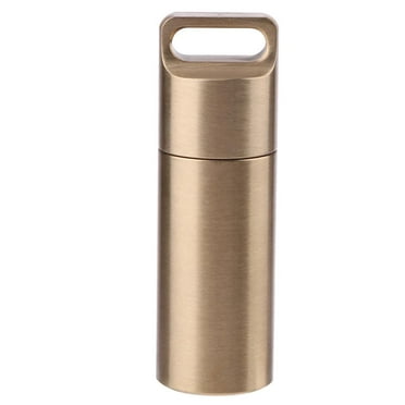 3 Packs Waterproof Aluminum Pill Fob Container, EFFIET Nitro Bottle ...