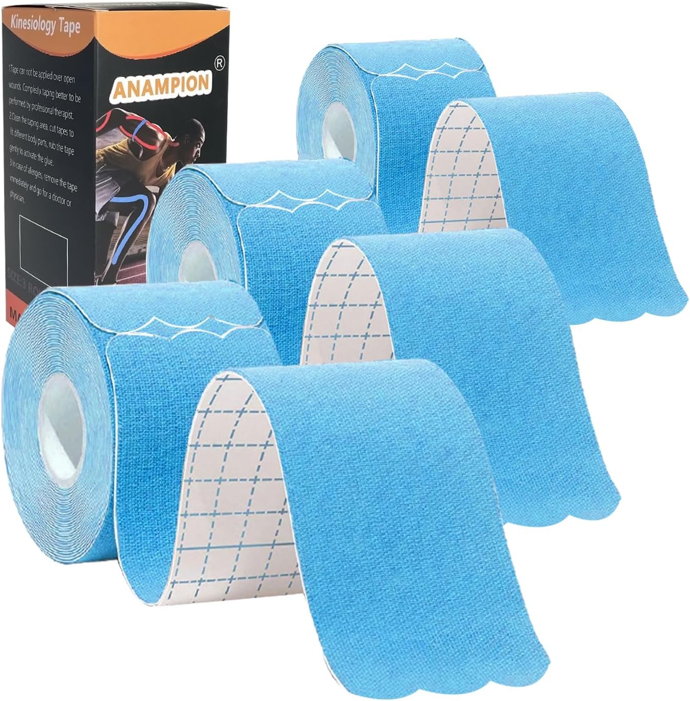 Waterproof Breathable Latex-Free Kinesiology Tape for Ankle Wrists ...