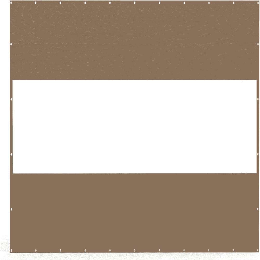 Waterproof Brown Privacy Screen 7x12 for Patios Gazebos Pergolas ...