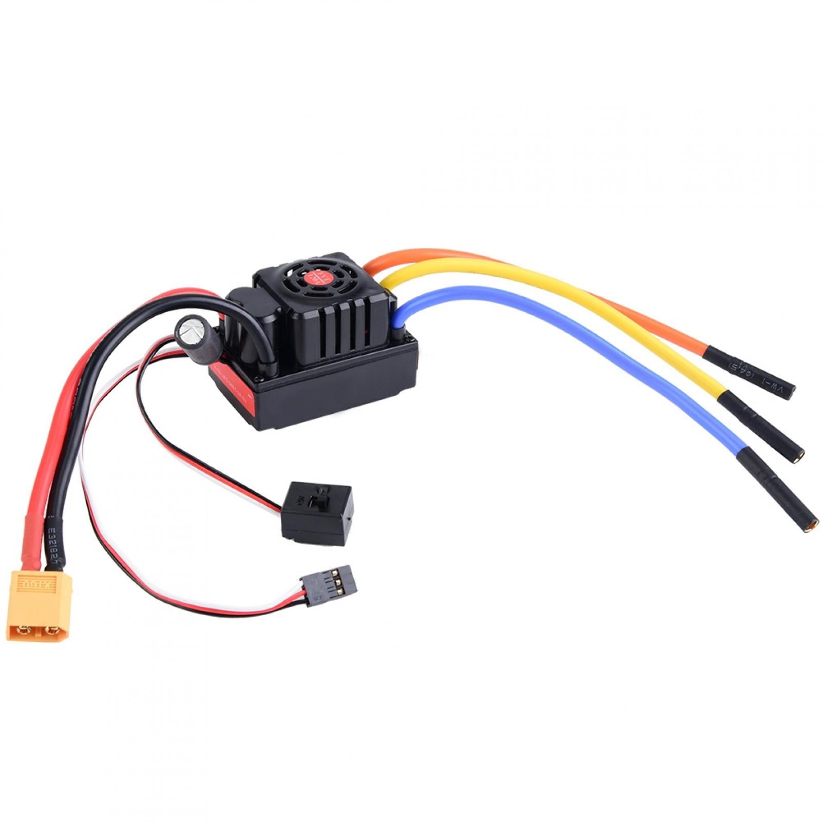 Waterproof Brushless 120A ESC 6S 24V Speed Controller for 1/8 Car Truck ...