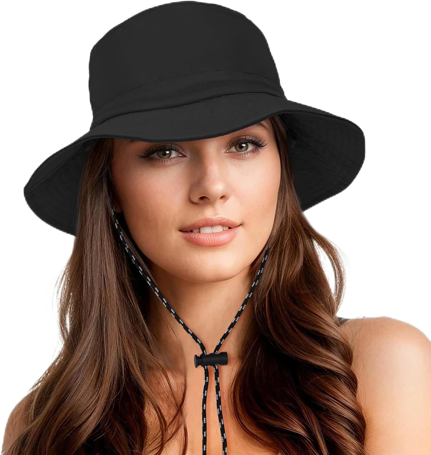 Waterproof Bucket Hat for Women UPF 50+ Sun Hat UV Protection Packable ...