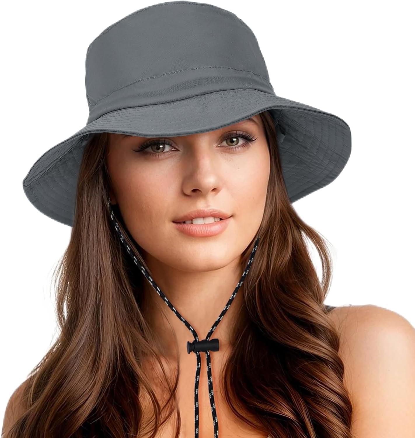 Waterproof Bucket Hat for Women UPF 50+ Sun Hat UV Protection Packable ...