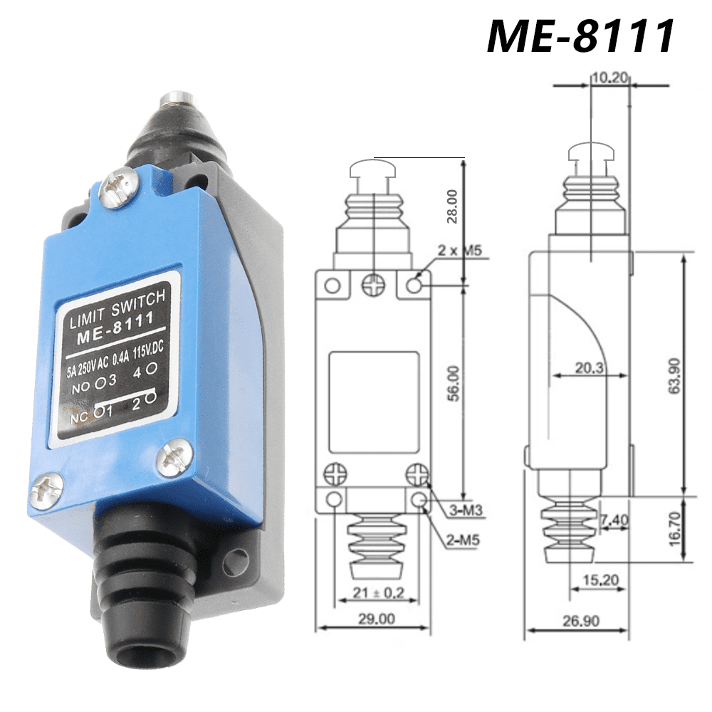 Waterproof CNC Instantaneous Limit Switch Rotary Roller-Sealed ...
